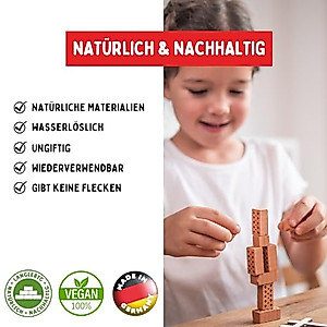 Teifoc Beginner Brick and Mortar Construction Set, 149 Building Blocks, Erector Set and STEM Building Toy