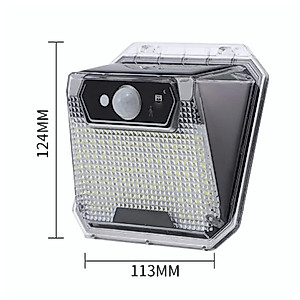 Aolyty Solar Motion Sensor Lights Outdoor, 3 Lighting Modes Solar Flood Light IP65 Waterproof Security Light 6500K Super Bright for Yard Patio Garage Garden Home 2 Pack