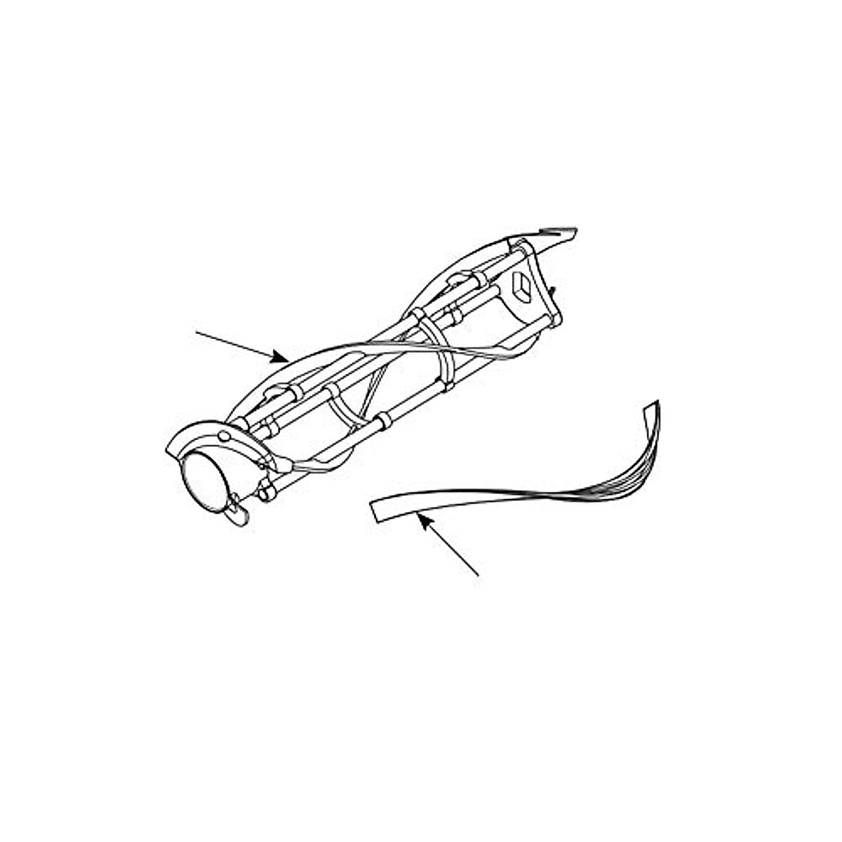 17" Scraper Blade Compatible with Taylor Soft Serve Machines Frozen Yogurt Ice Cream Machine Blades 035174 (Pack of 2)