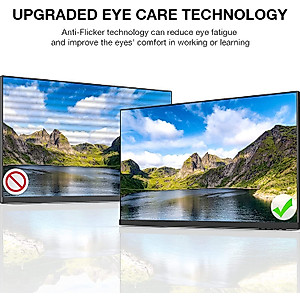 KOORUI 22 Inch Computer Monitor, FHD 1080P Desktop Display, 75HZ Ultra Thin Bezel/Eye Care/Ergonomic Tilt, HDMI VGA Ports LED Monitor for PC, VESA Mounting