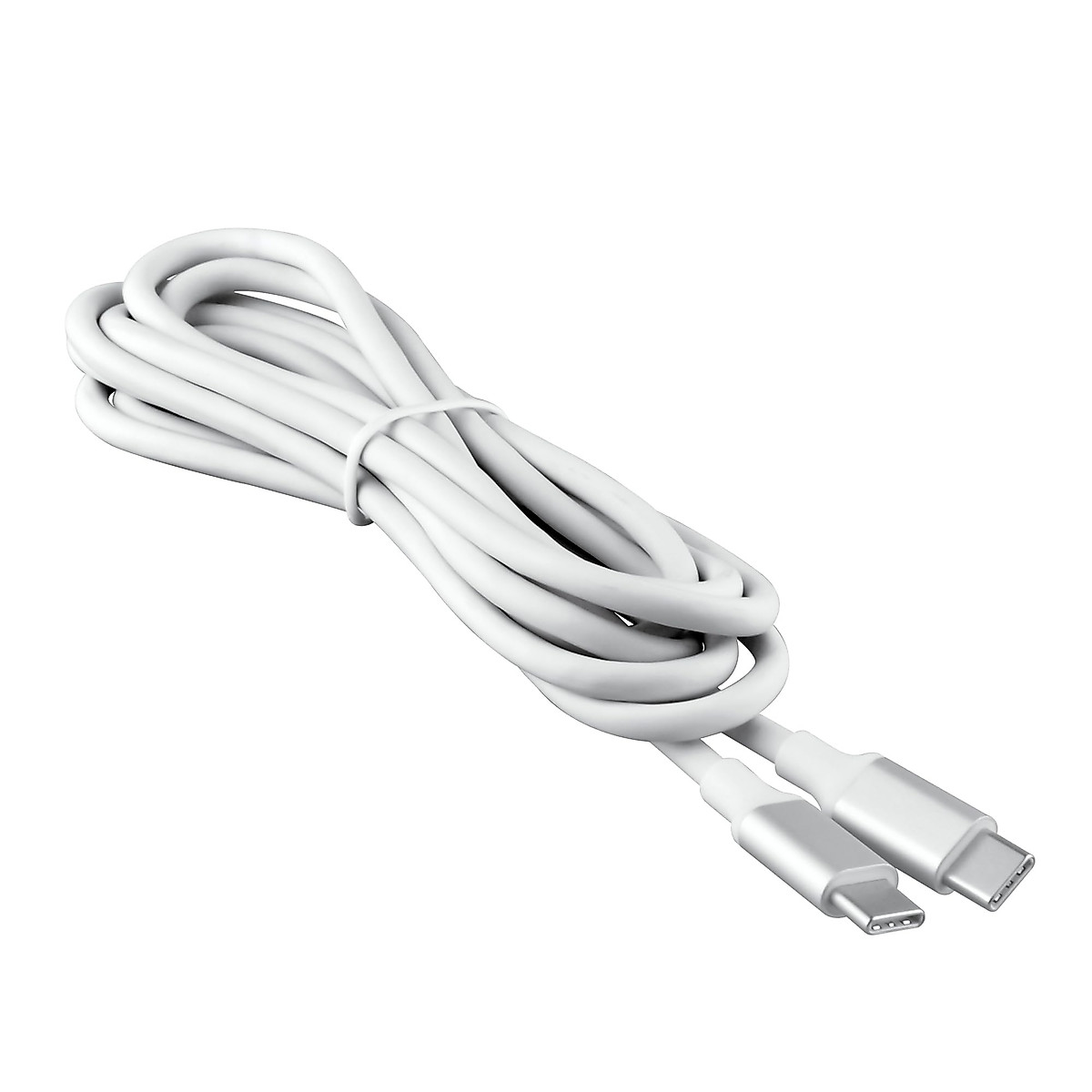 Digipartspower White 5ft 100W USB-C to USB-C Data Sync Power Adapter Charger Cord Cable Compatible with Dell Latitude 12 5290 T17G002 2-in-1 Laptop