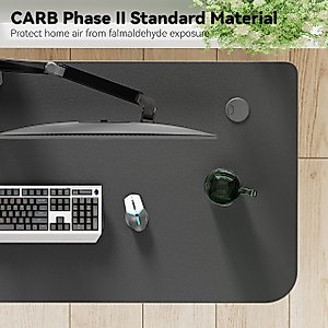 DESIGNA Gaming Desk 60",L-Shaped Computer Corner Desk with Large Mouse Pad,Ergonomic Gamer Table Workstation, Sturdy Metal Frame, Left Side Rustic Brown