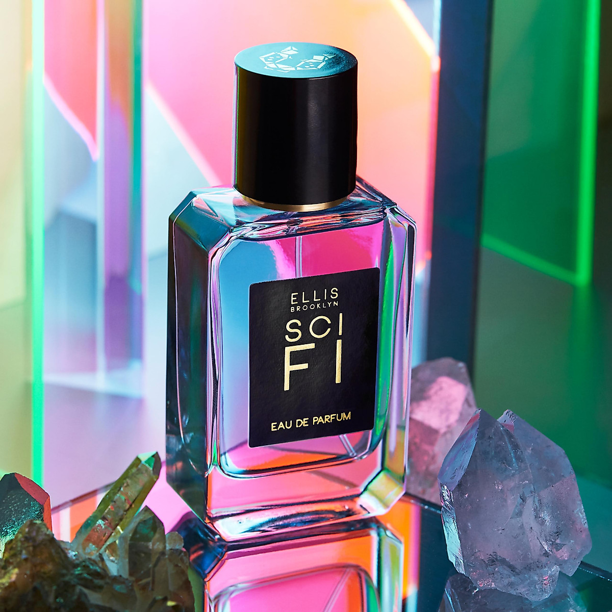 Ellis Brooklyn SCI FI Eau De Parfum - Aromatic Gourmand Perfume For Women with Bergamot, Green Tea, & Cashmere Woods, Vegan Perfume Made In The USA