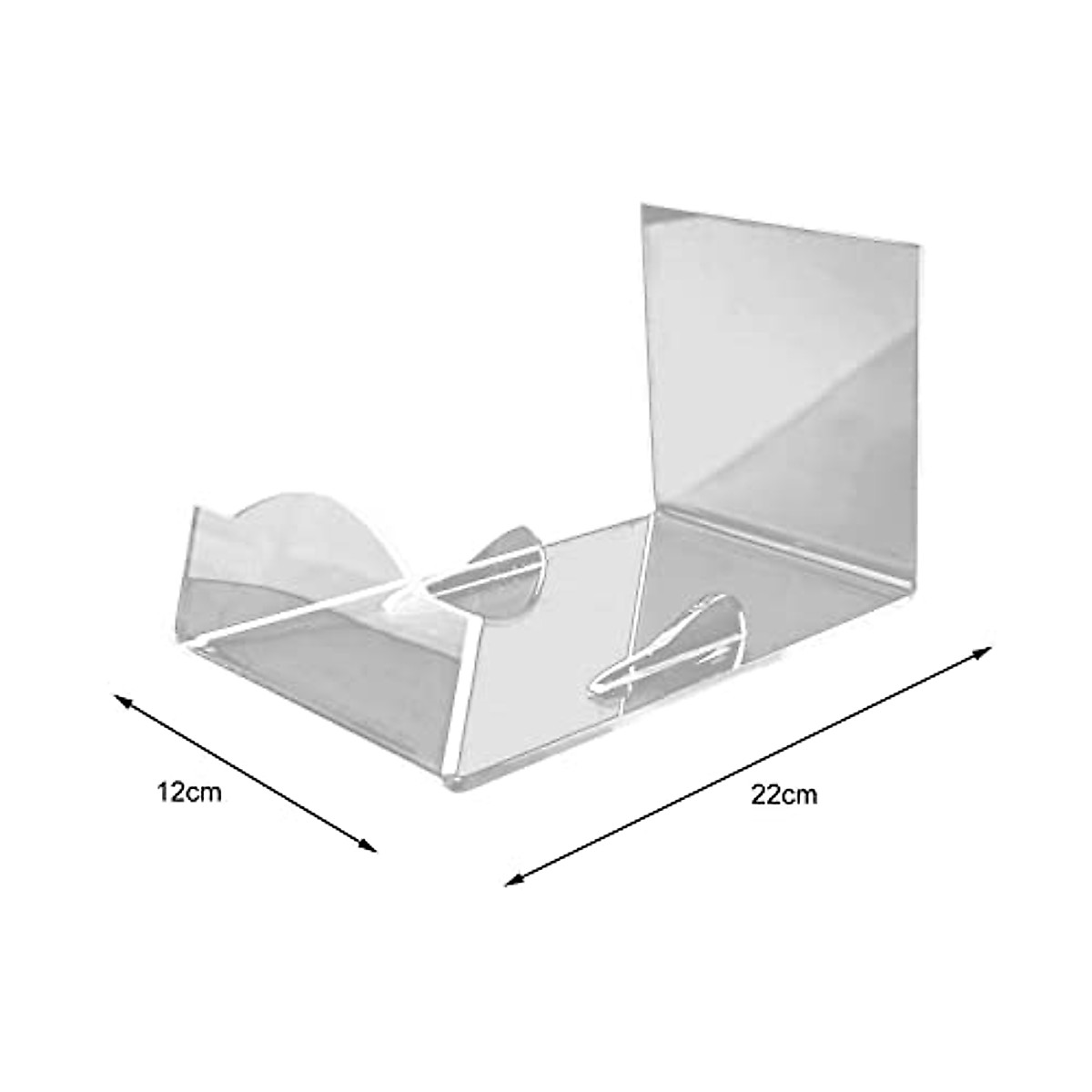 Fenteer Pot pan Display Rack Cookware Stand Clear Tabletop Accessories Shelves Acrylic Kitchen Utensils for Baking Trays Frying Pan Hair Dryer