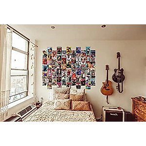 60 Pcs Print Hip Hop/Rap Wall Collage Kit | Music Posters for Room Aesthetic | Unique Retro Magazines Album Covers Printed Photos | Aesthetic Poster | Rapper Posters