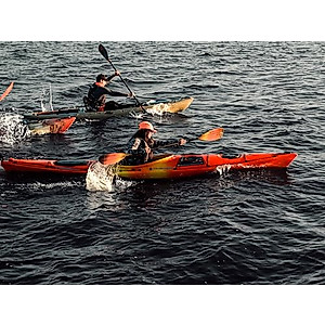 Wilderness Systems Tsunami 145 | Sit Inside Touring Kayak | Kayak with Rudder | 14' 6" | Infinite Yellow