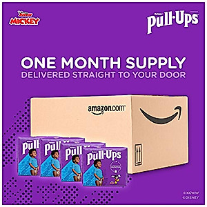 Pull-Ups Boys' Potty Training Pants Training Underwear Size 3, 12-24M, 88 Ct