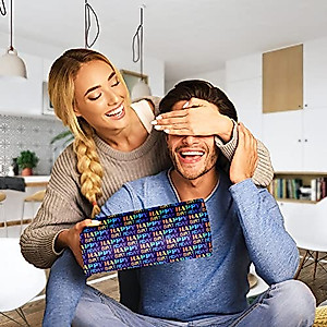 Happy Birthday Wrapping Paper for Men Women Gift Wrap,6 Folded Sheets Gradient Color Girls Boys Kids Adult Dark Purple Gift Wrapping Paper for Birthday Party Gift Wrap Supplies,28 * 20 Inch