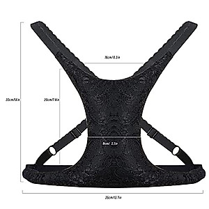 Zcvtbye Anti Wrinkle Bra Pillow Set Breast Wrinkle Prevention, Eliminate and Prevent Chest Wrinkles, Anti Aging Pillow Breast Support for Women (Chest Pillow+Silicone Anti-Wrinkle Face Pads 5pcs)