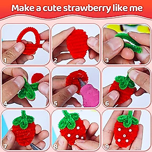 Praisebank Pipe Cleaners, Pipe Cleaners for Crafts (200pcs 20 Multi-Colored),12 inch Long Pipe Cleaners in 20 Colors.