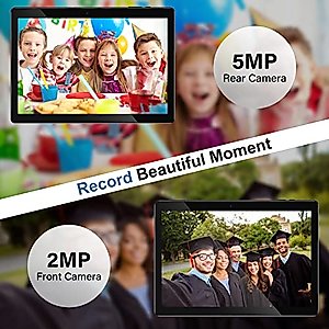 Android Tablet, 10 inch Android 12 Tablet, 2GB RAM 32GB ROM, 512GB Expand Android Tablet with Dual Camera, WiFi, Bluetooth, IPS HD Touch Screen, Google GMS Certified