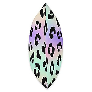 AestheticArts Rainbow Leopard Cheetah Print Retro Preppy Aesthetic Throw Pillow, 18x18, Multicolor