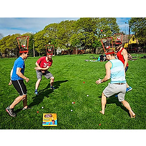 90shine Christmas Gag Gifts Headband Hoop Ball Game White Elephant Exchange Party Xmas Holiday Fun Carnival Activities