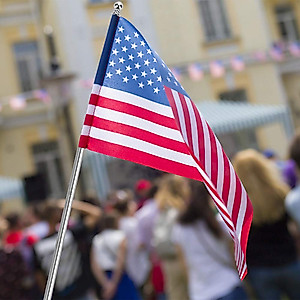 Loretoy Flag Poles for Outside House, 5ft Flag Pole with Bracket and Rings, Stainless Steel Wall Mounted Flag Pole Kit for House Yard Garden Outdoor Residential or Commercial (Silver)