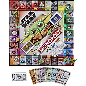 Monopoly: Star Wars The Child Edition Board Game for Families and Kids Ages 8 and Up, Featuring The Child, Who Fans Call Baby Yoda