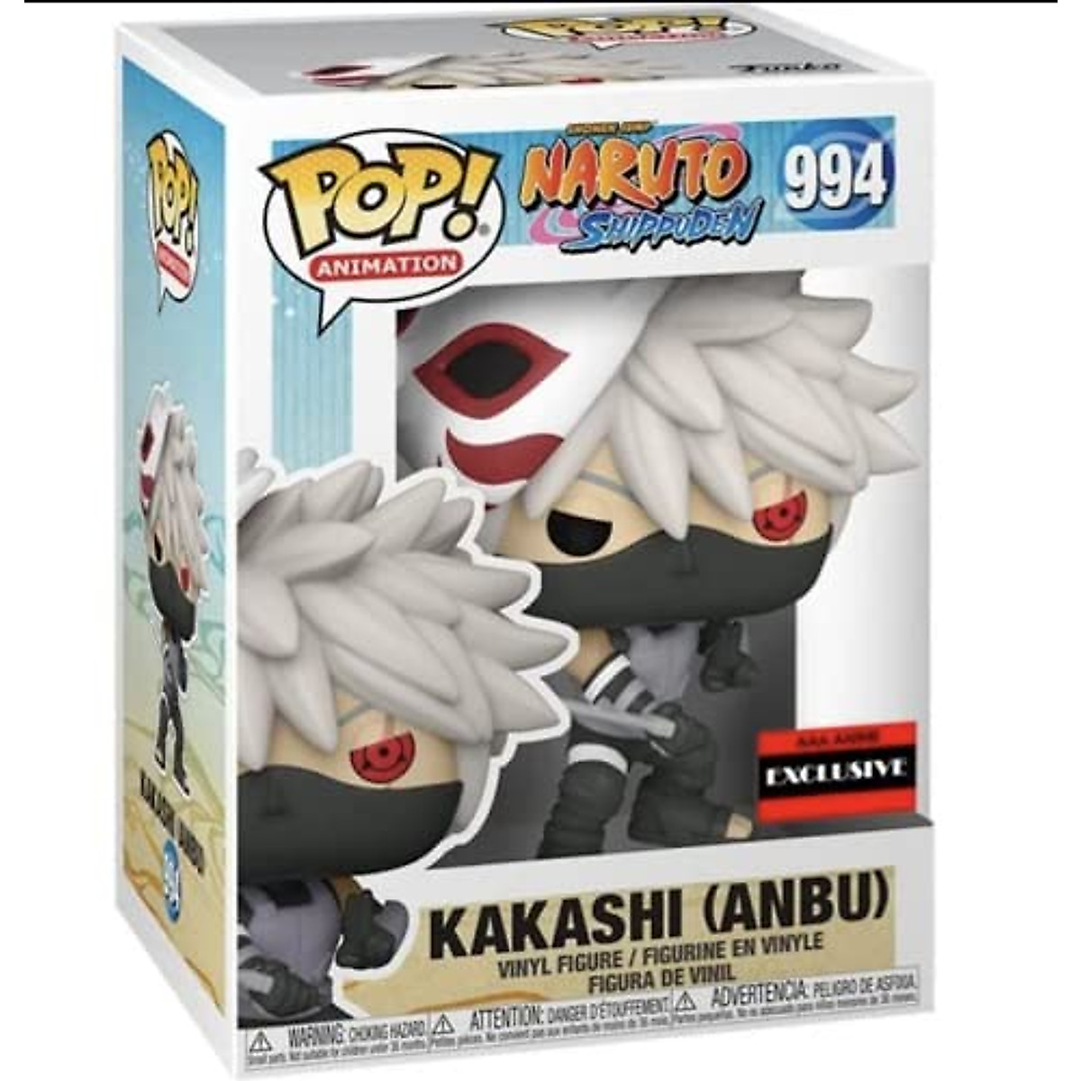 Naruto: Shippuden Kakashi ANBU Pop! Vinyl Figure - 3.75" AAA Anime Exclusive with Protector Case
