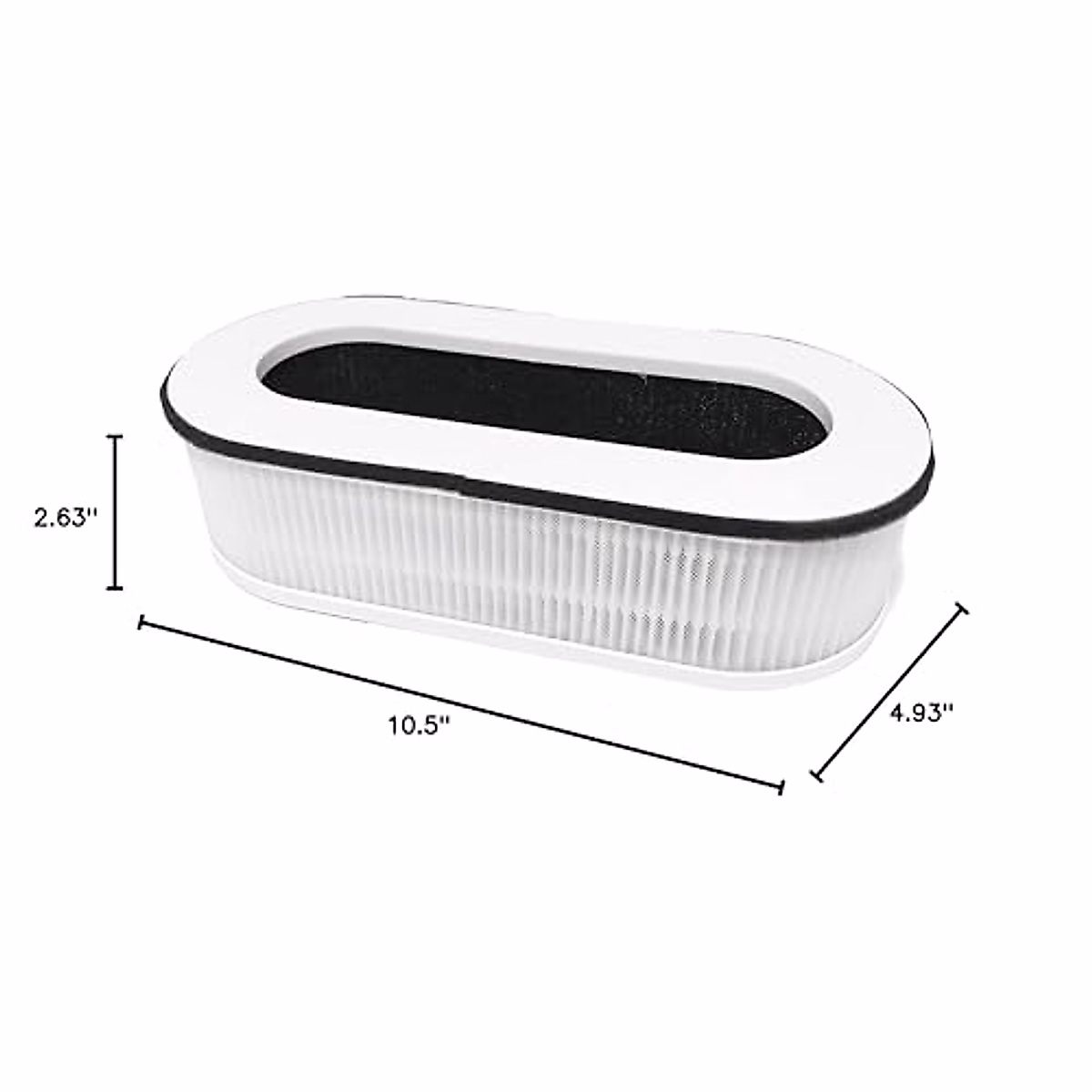 Nispira 3-in-1 True HEPA Replacement Filter For Air Purifier RP-AP068, Compatible with Renpho. 1 Pack