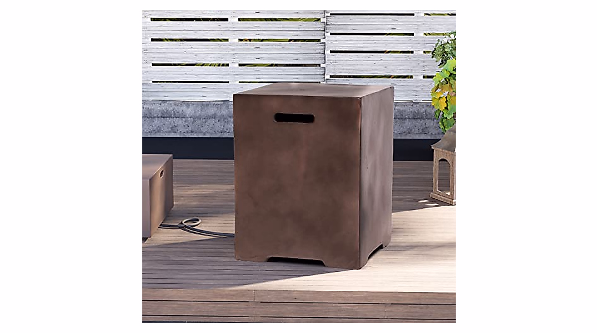 HOMPUS Propane Tank Cover Table 16 inch for Fire Table, 20lb Gallon Gas ...