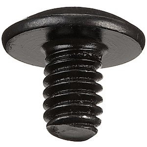 Small Parts 0804MPTB Steel Truss Head Machine Screw, Black Oxide Finish, Meets ASME B18.6.3, #2 Phillips, #8-32 Thread Size, 1/4" Length, Fully Threaded, Imported (Pack of 100)