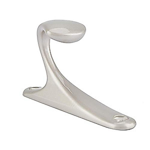 (Pack of 3) Wall Mounted Coat Rack Hanger Towel Clothes Hat Hook for Bathroom Closet Room Kitchen Double Hole Fixation(Matte Nickel)