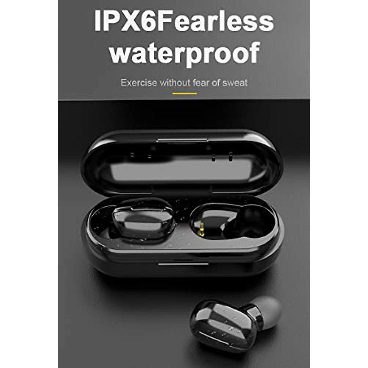 Invisible Earbuds Wireless Bluetooth Mini Ear Buds Tiny Waterproof Discreet Earphones Sleep Earbuds in Ear Hidden Earpiece Long Battery Life Headphones Smallest for Android iOS Sports Running Workout