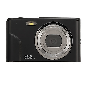 Digital Camera, 1080P HD 2.4 Inch IPS Display Mini Compact Pocket Camera with 16X Zoom, Portable and Rechargeable Video Camera for Adults, Students, Kids, Travel (Star Black)