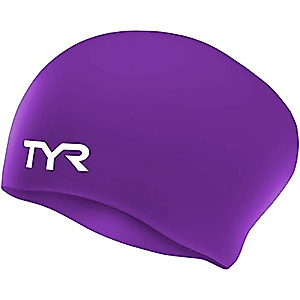 TYR mens - Adult Swim Cap, Black, 0 US