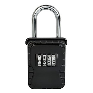 Key Lockbox Hide A Key Outdoor Hanging Lock Box Keysafe For Keys with Set Your Own 4 Digit Combination Code - Vault Locks 3200 (1)