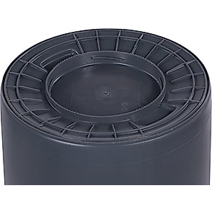 Carlisle FoodService Products 34104423 Bronco Round Waste Container Only, 44 Gallon, Gray