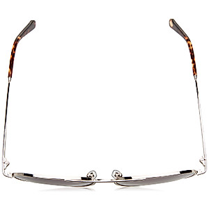 Fossil Women's Female Sunglass Style FOS 2096/G/S Aviator, Light Gold, 57mm, 14mm