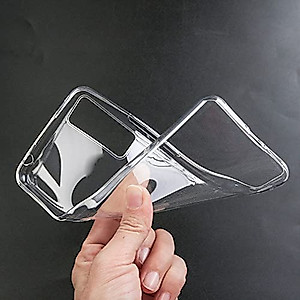 AQGG for TCL Stylus 5G [6.81"] Case, Soft Silicone Bumper Shell Transparent Flexible Rubber Phone Protective Cases TPU Cover for TCL Stylus 5G -Cartoon Devil