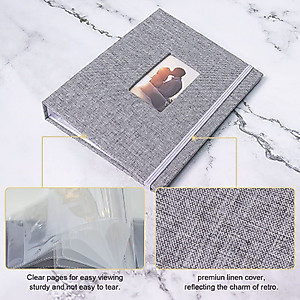 Vienrose Mini Polaroid Photo Album Book 208 Pocket 2x3 Inch Pictures for Fujifilm Instax Mini 7s 8 9 11 25 26 40 50s 90 Evo Z2300 Instant Camera, Polaroid Snap Grey 1 Pack