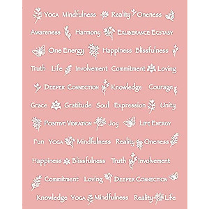 Chanasya Yoga Happiness Blissfulness Message Based Gift Throw Blanket - Super Soft Cozy Comfort Tranquility Personnel Loving Caring Positivity Gift Blanket for Women Best Friend Birthday - Rosetan