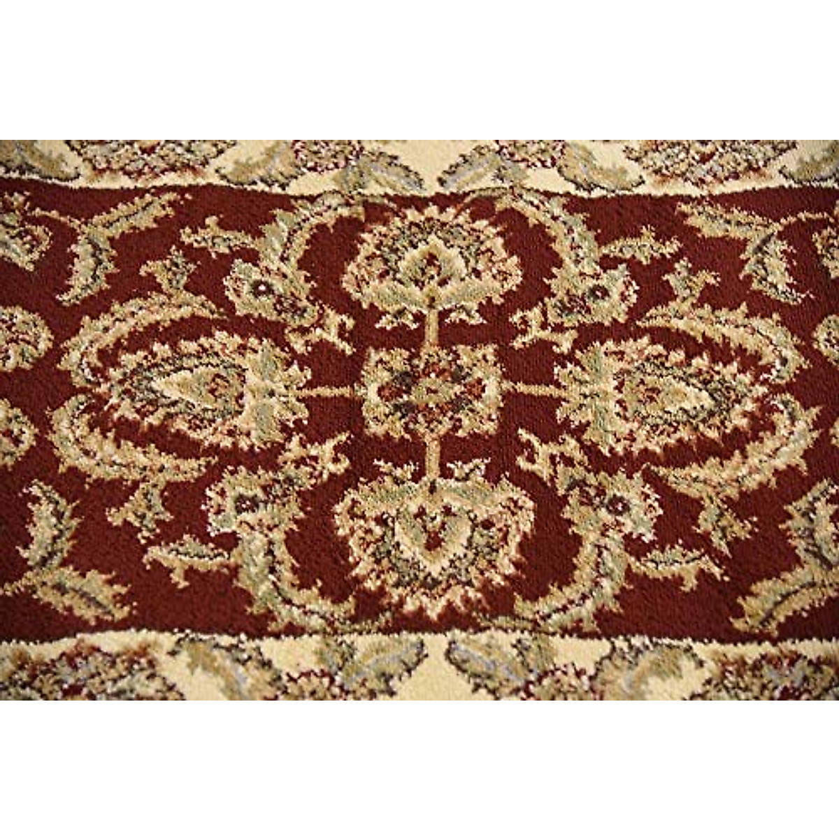Unique Loom Voyage Collection Traditional Oriental Classic Intricate Design Area Rug (2' 7 x 10' 0 Runner, Red/Tan)