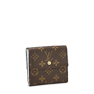Louis Vuitton, Pre-Loved Monogram Canvas Fleuri Elise Wallet, Brown