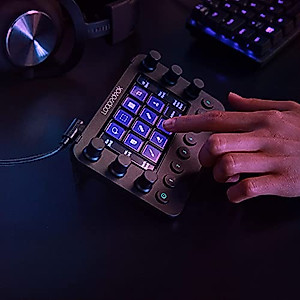 Loupedeck Live – The Custom Console for Live Streaming, Photo and Video Editing with Customizable Buttons, Dials and LED Touchscreen