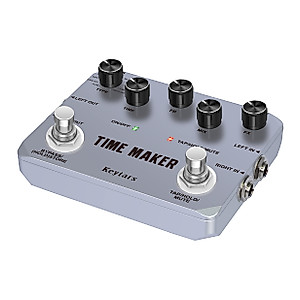 Keytars Time Maker 11 Types of Ultimate Delay Bass Guitar Effect Pedal with Tap Tempo True Bypass …