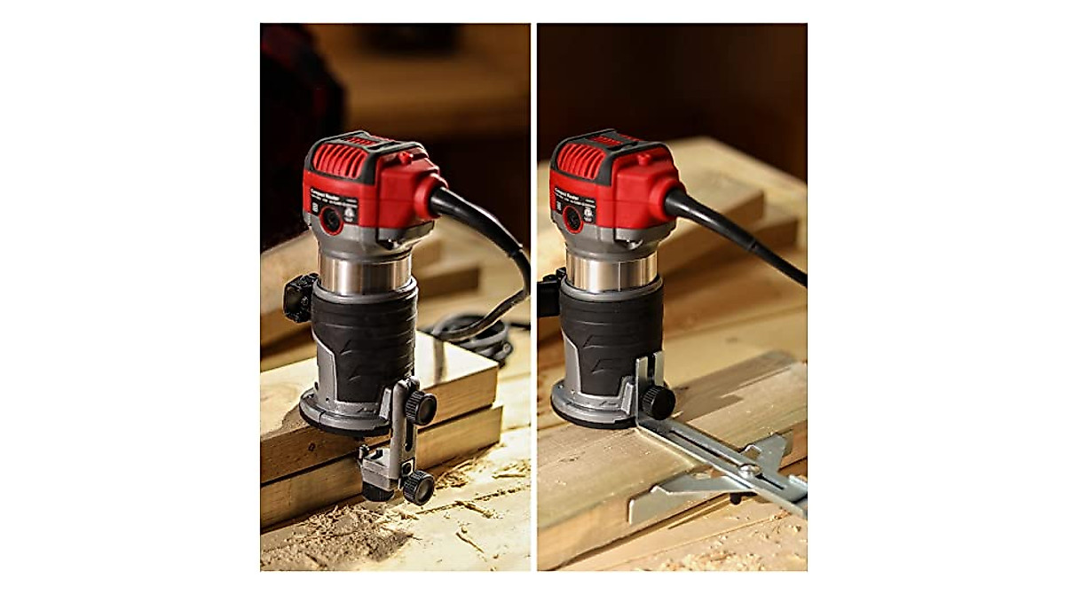 AVID POWER 1.25 HP Compact Router with Variable Speed & Accessories