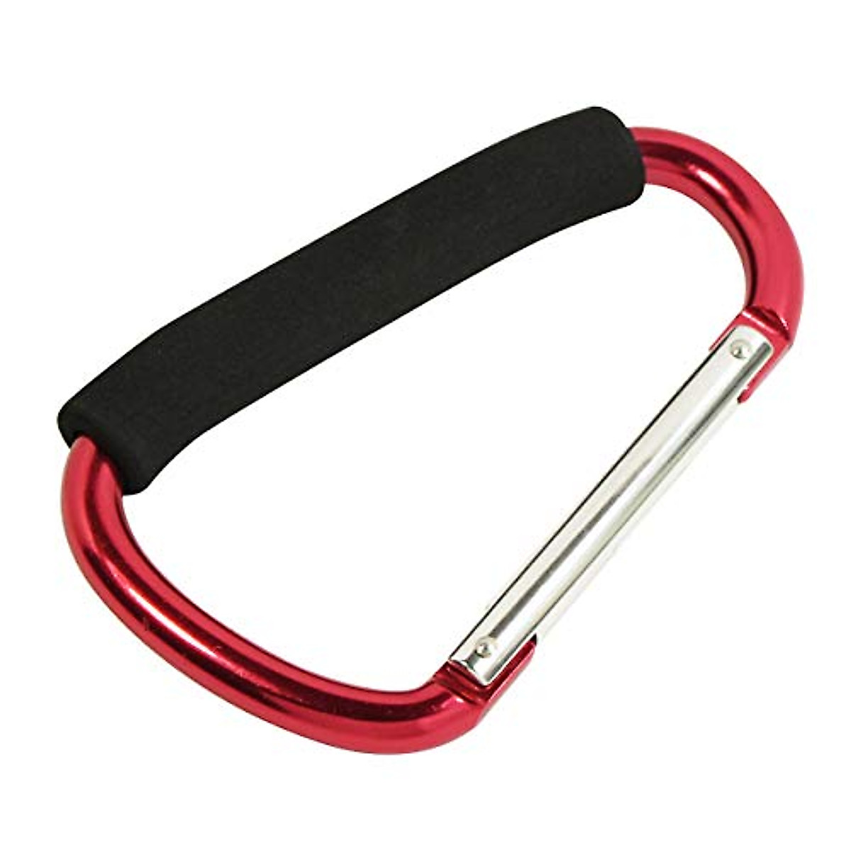 SE Assorted Color Jumbo Aluminum Carabiners (12 PC.) - 1297A-12