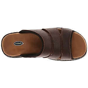 Dr. Scholl's Shoes mens Gordon sandal, Brown, 10 US