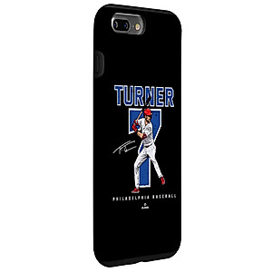 iPhone 7 Plus/8 Plus Number and Portrait Trea Turner Philadelphia MLBPA Case
