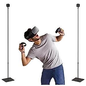 Skywin VR Glass Stand - Compatible with HTC VR Sensors - Base Station for Vive Steam VR and Rift Constellation Sensors (2-Pack)