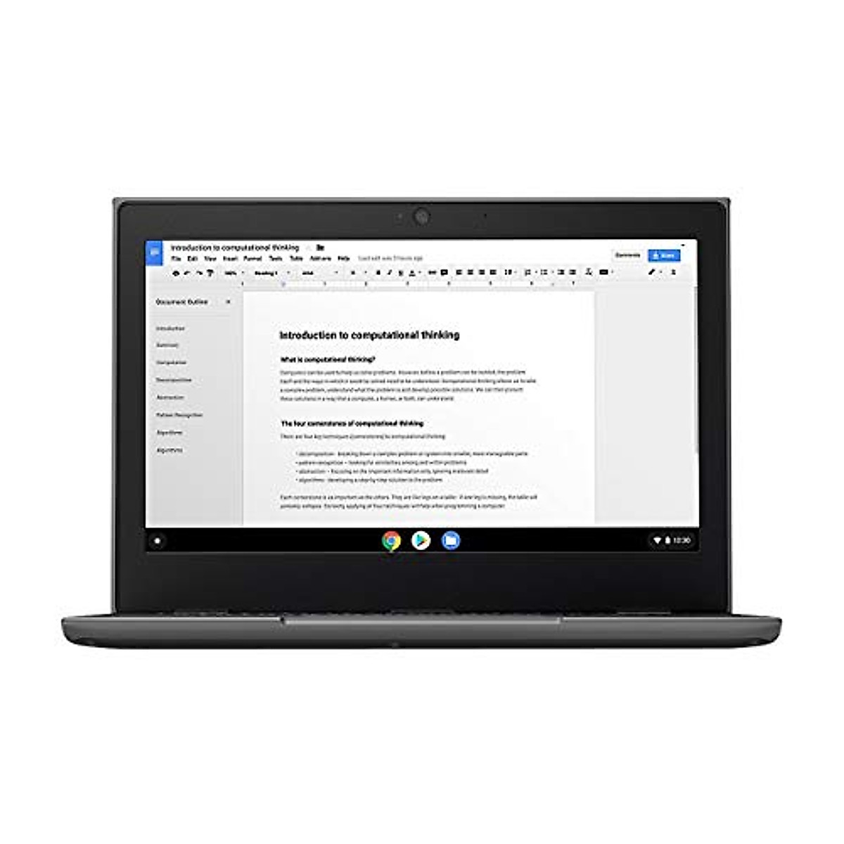Lenovo 100E Chromebook 2ND Gen Laptop Computer, 11.6" HD (1366 X 768) Display, MediaTek MT8173C Processor, 4GB RAM, eMMC TLC SSD, Powervr GX6250, Chrome OS, Black (32GB eMMC)