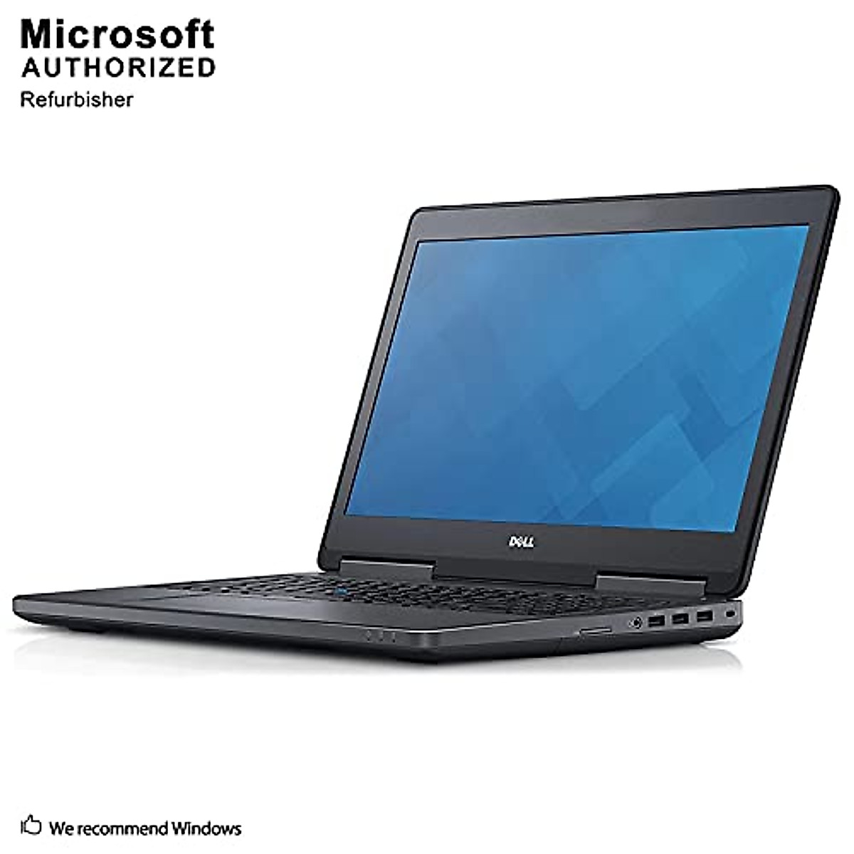 Dell Precision 7510 15.6in Laptop, Core i7-6820HQ 2.7GHz, 16GB Ram, 512GB SSD, Windows 10 Pro 64bit, Webcam (Renewed)