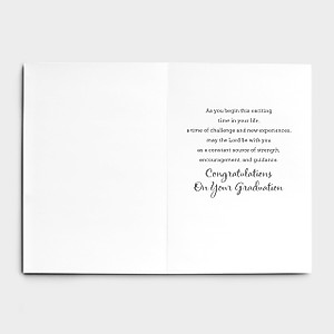 DaySpring - Paths Graduation - King James Version - 12 Boxed cards & Envelopes (4 Design Assortment with Scripture) - Graduate Your Future is as Bright as the Promises of God (J1336)