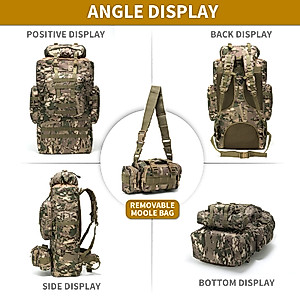 Tianya Outdoor Military Tactical Backpack Molle Assault Backpack Mountaineering Backpack Outdoor Sports Backpack