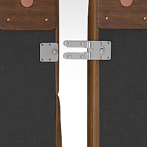 SIMPLIHOME Rex Left-Facing Modular Sectional Sofa in Full-Grain Genuine Leather, Caramel Brown, 122-inches Wide, Handcrafted Modern-Style 4-Seater L-Shaped Leather Couch with Left Chaise