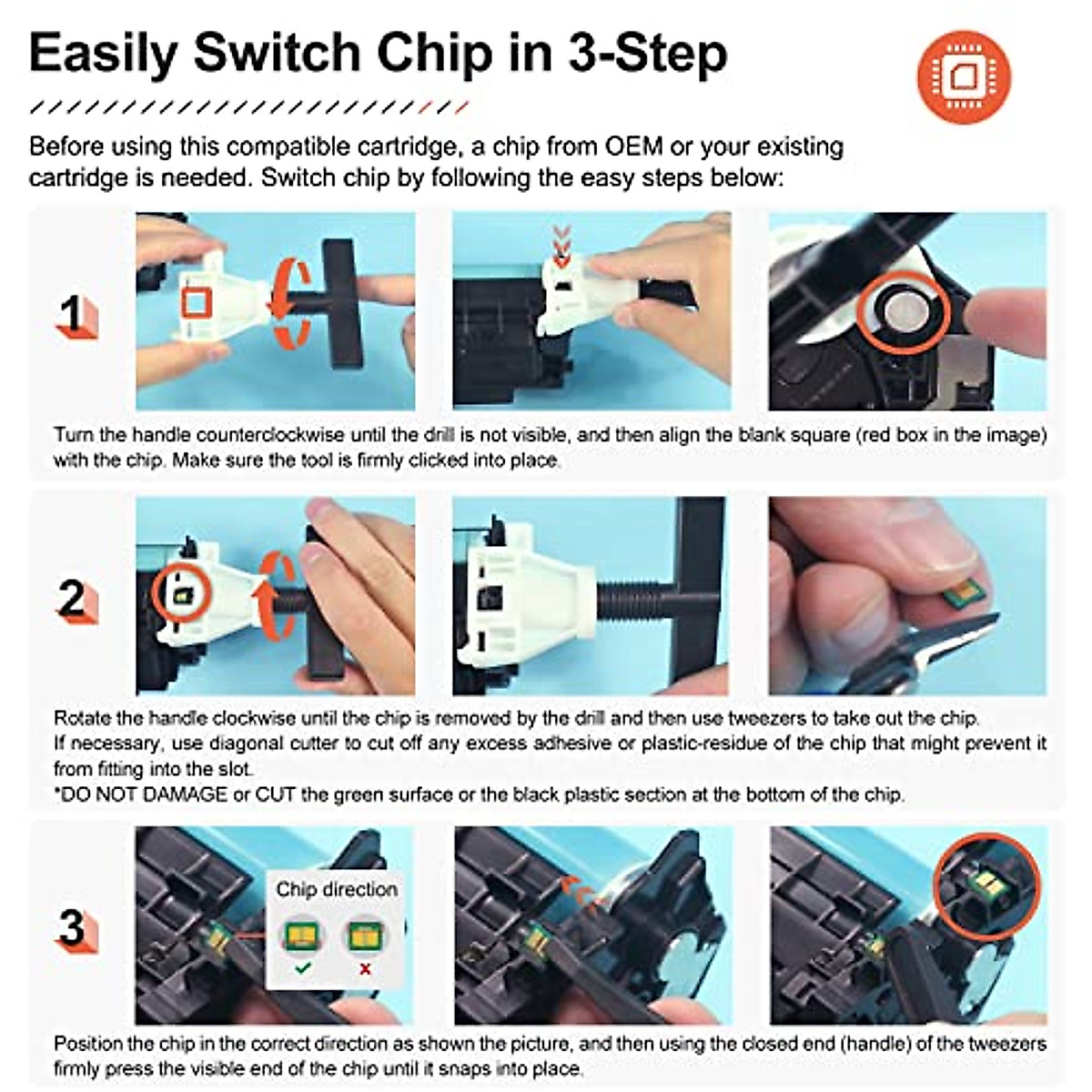 v4ink [Need OEM Chip] Compatible Toner Cartridge Replacement for HP 134A W1340A 2-Pack Black 134X for use in HP M209dw M209dwe MFP M234dw M234dwe M234sdw M234sdwe M209 M234 Printer Improved Version
