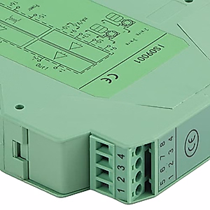 DC Conditioner, DC 24V DC Current Isolator Transmitter 4-20mA PLC Detect Conditioner(1 in 2 Out, 4-20mA to 4-20mA)