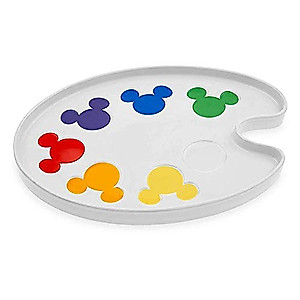 Disney Parks Ink & Paint Large Ceramic Color Palette Serving Platter Tray, Multicolor